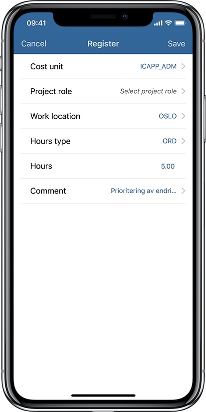 iCORE Hours App - English User Guide (iOS)